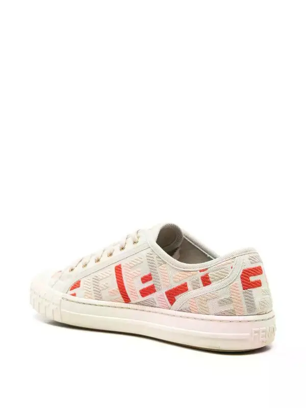 Fendi Domino Ff-logo Sneakers