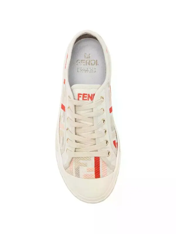 Fendi Domino Ff-logo Sneakers