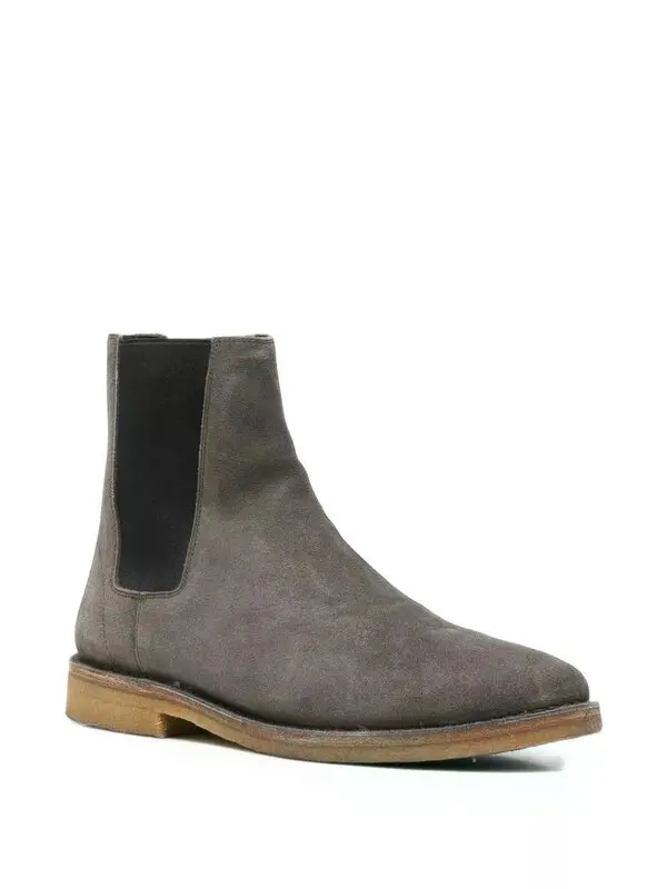 Saint Laurent Suede Chelsea Boots