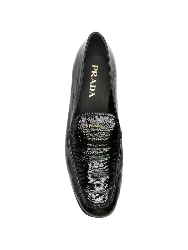Prada Patent-leather Loafers