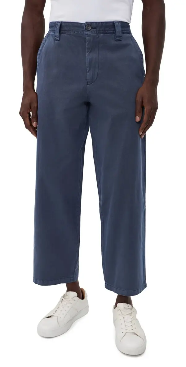 CORRIDOR Wide Twill Pants - Navy