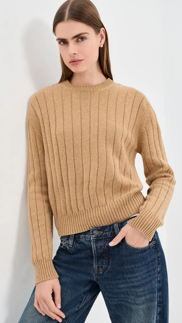 Daughter The Rooney Rib Crewneck Pullover