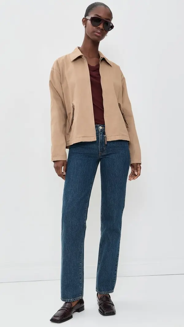 Vince Washed Cotton Jacket