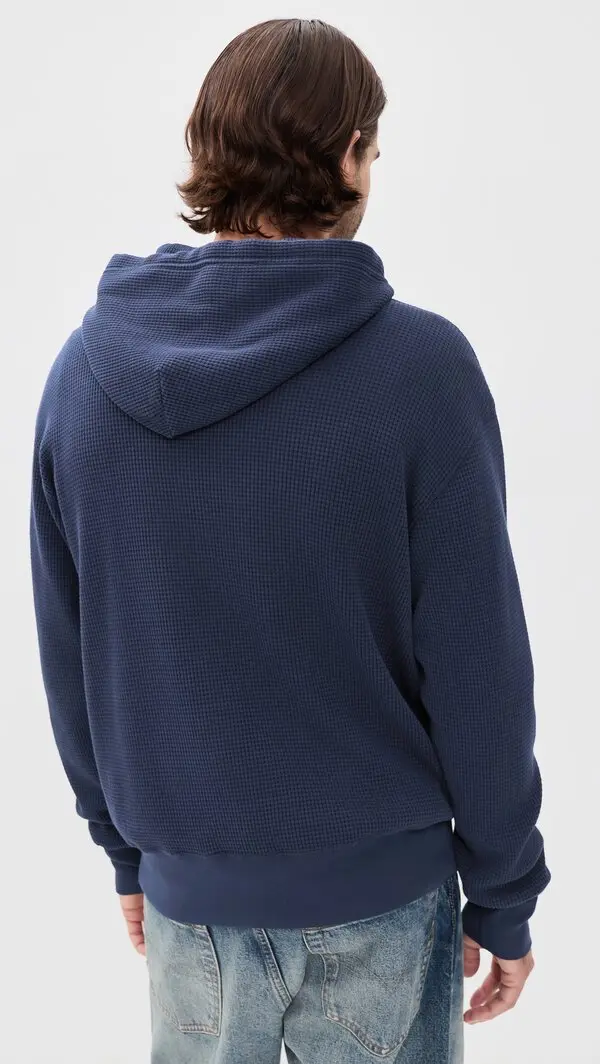 S.k.u. Long Sleeve Waffle Hoodie