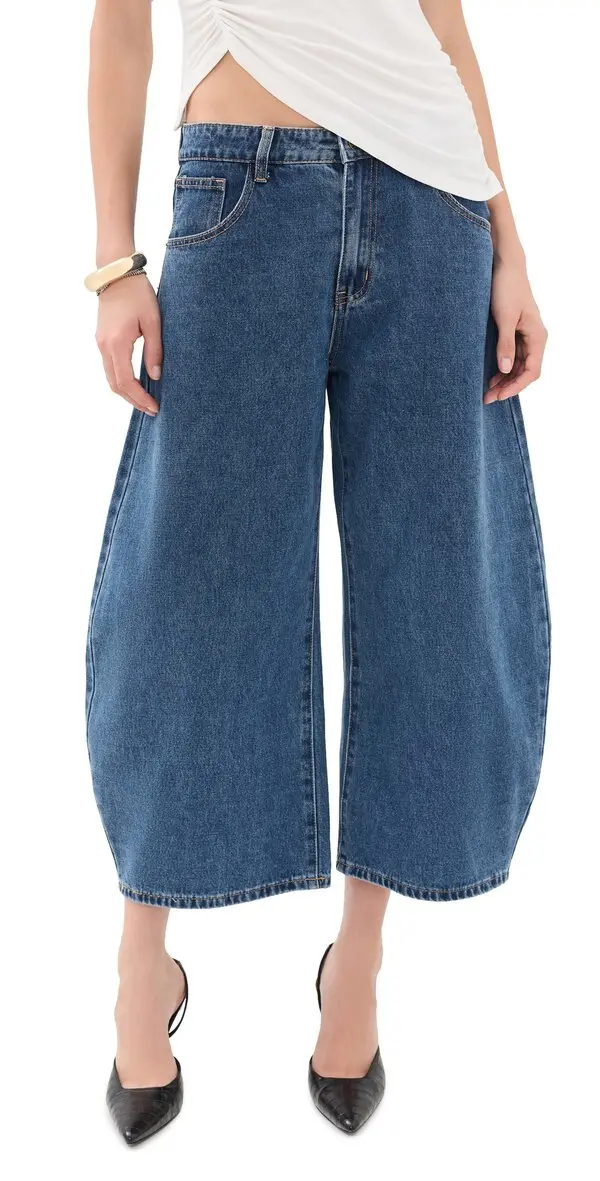 Lioness Horseshoe Cropped Jeans