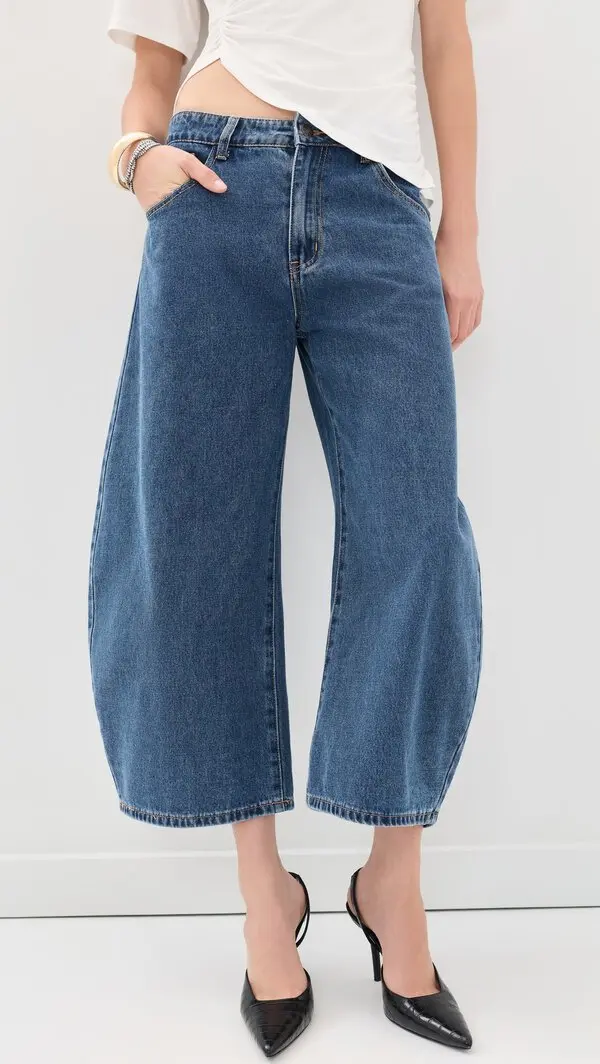 Lioness Horseshoe Cropped Jeans