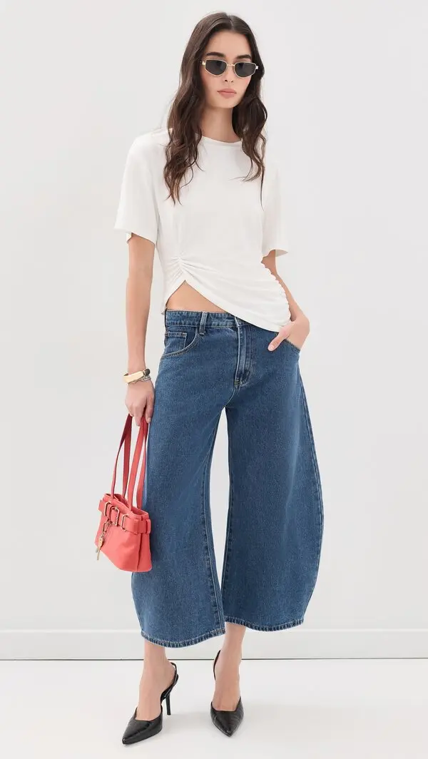Lioness Horseshoe Cropped Jeans