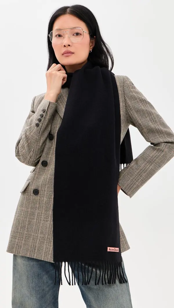 Acne Studios Canada Skinny Wool Scarf