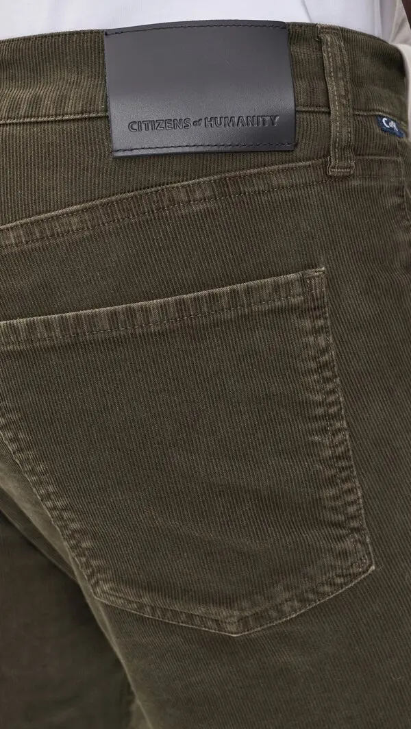 Citizens Of Humanity Elijah Corduroy Straight Fit Pants