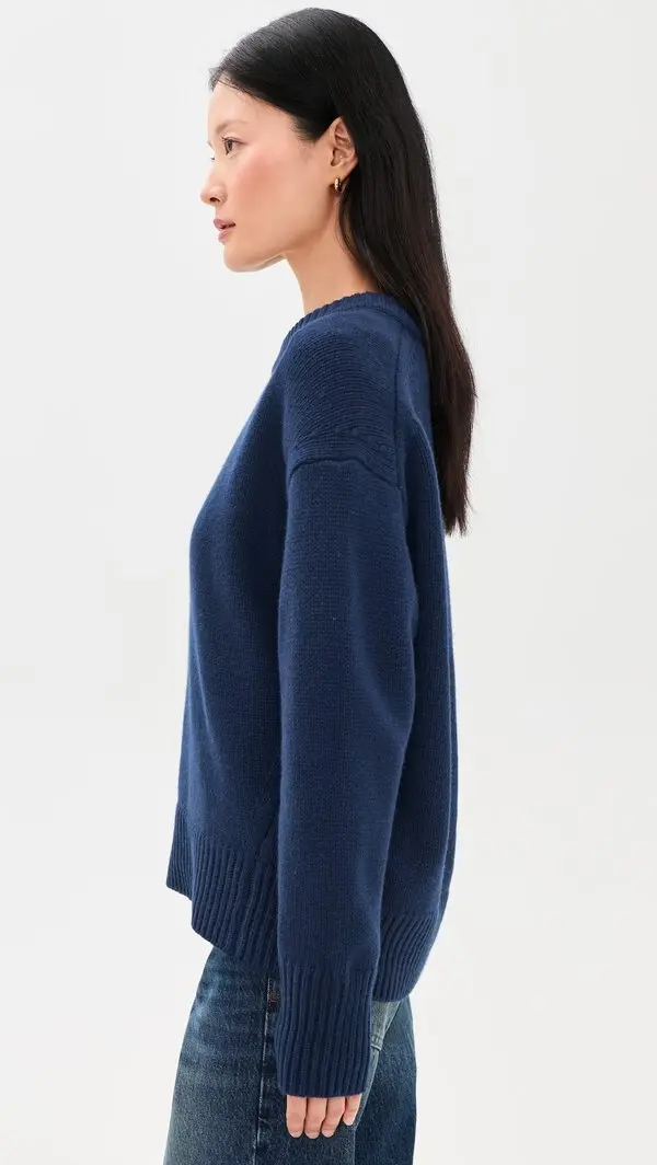 ALEX MILL Nottinghill Sweater In Wool Cotton Blend