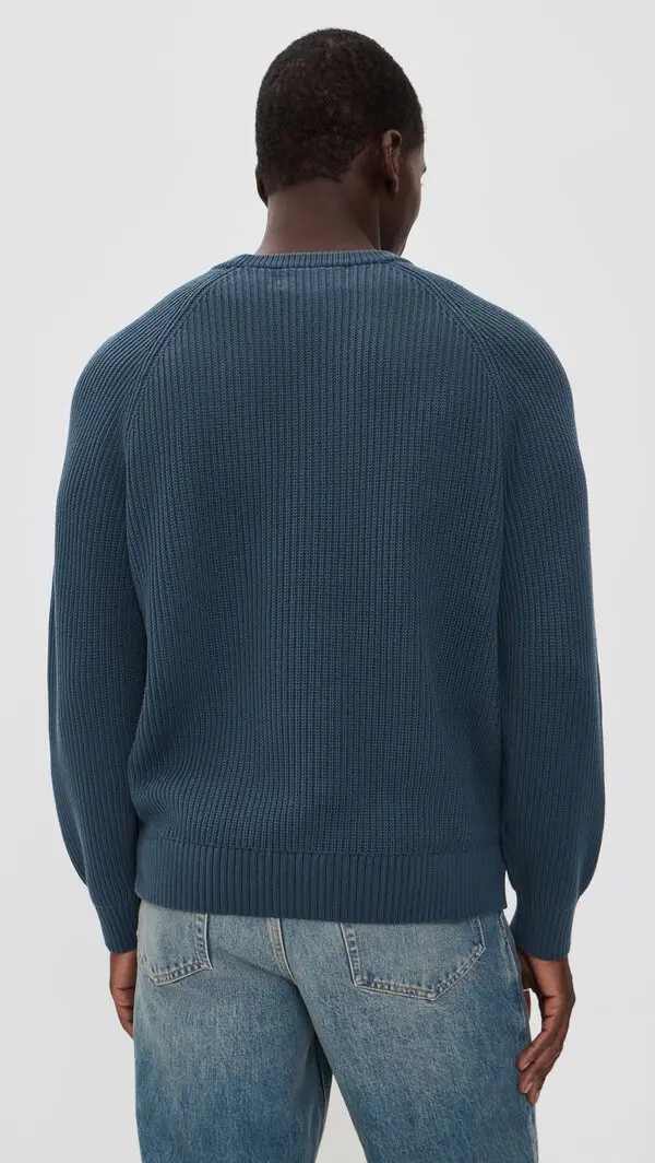 CORRIDOR Washed Cotton Crewneck Sweater