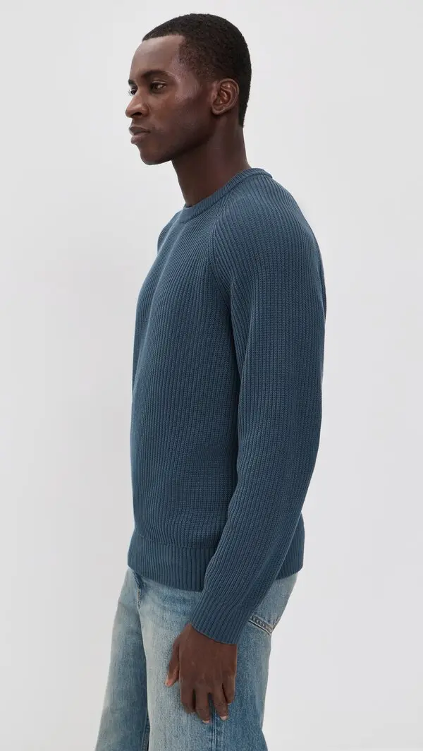 CORRIDOR Washed Cotton Crewneck Sweater