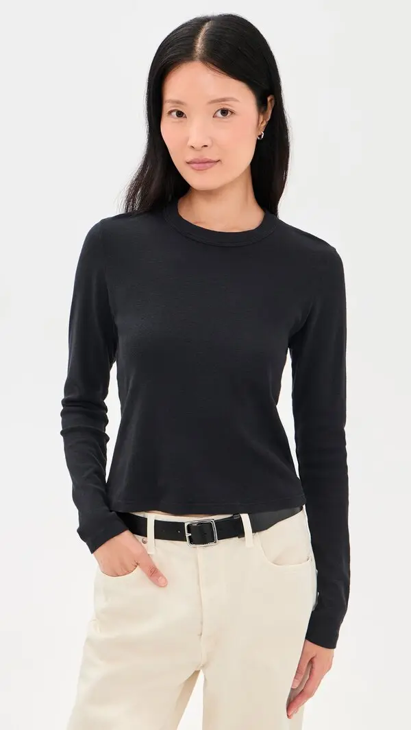 MOTHER The Itty Bitty Crop Tee
