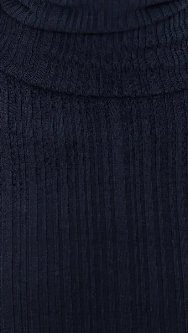 JAMIE HALLER The Variegated Rib Turtleneck Tee