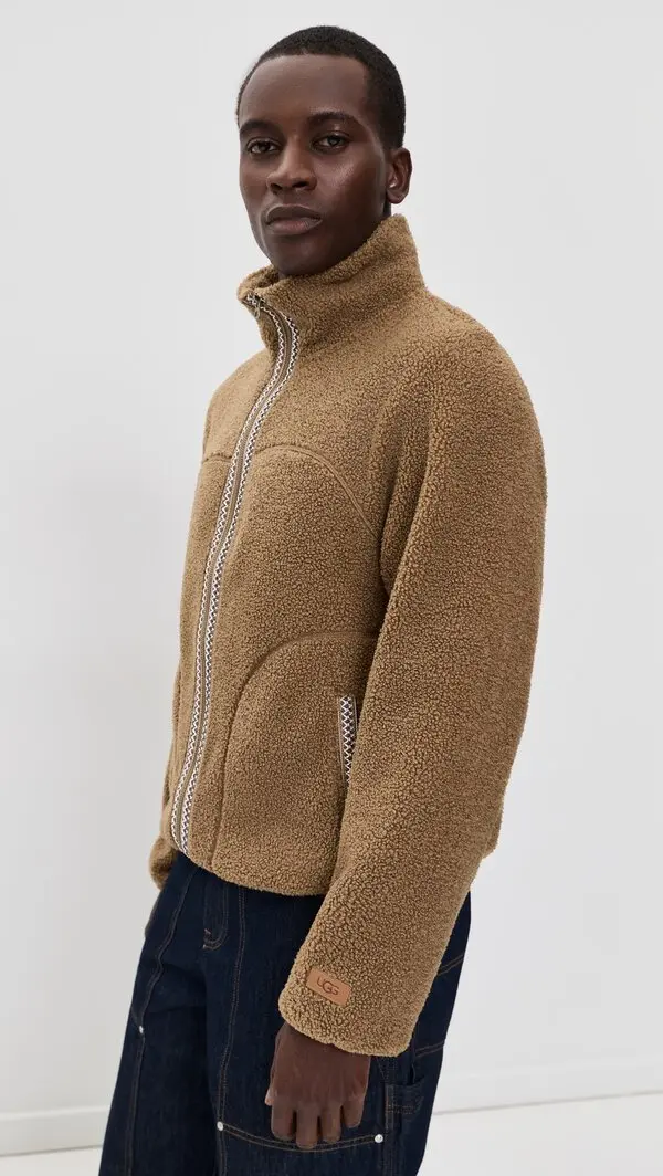 UGG Braid Full Zip Jacket