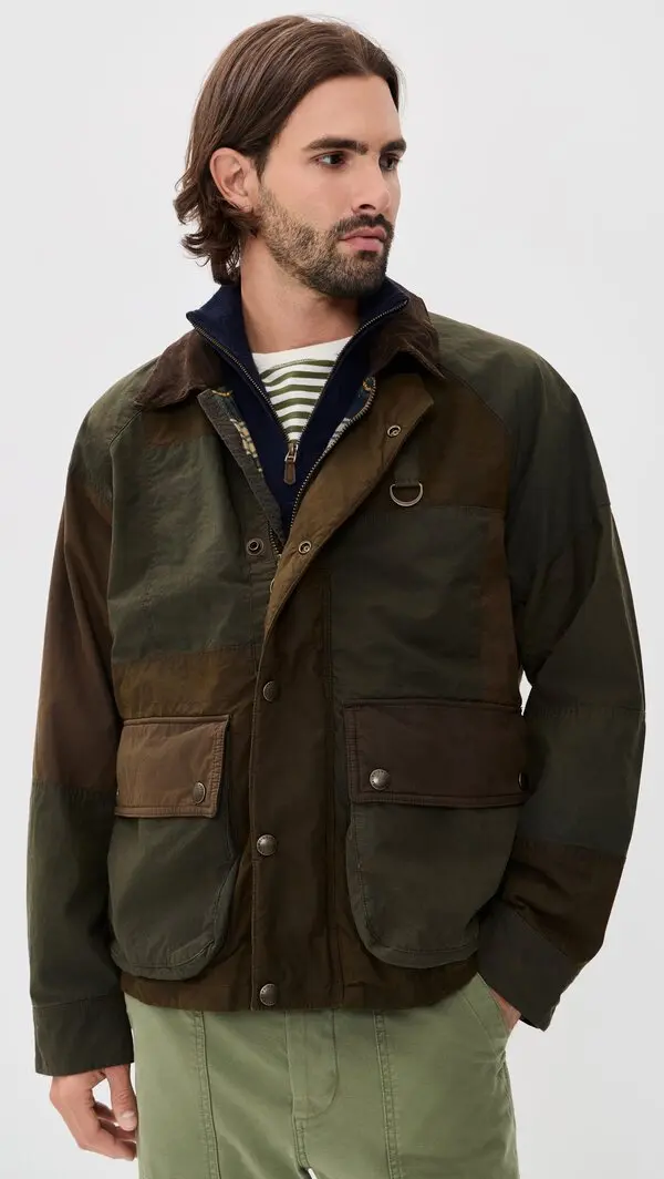 Polo Ralph Lauren Original Label Antique Wax Patchwork Utility Jacket