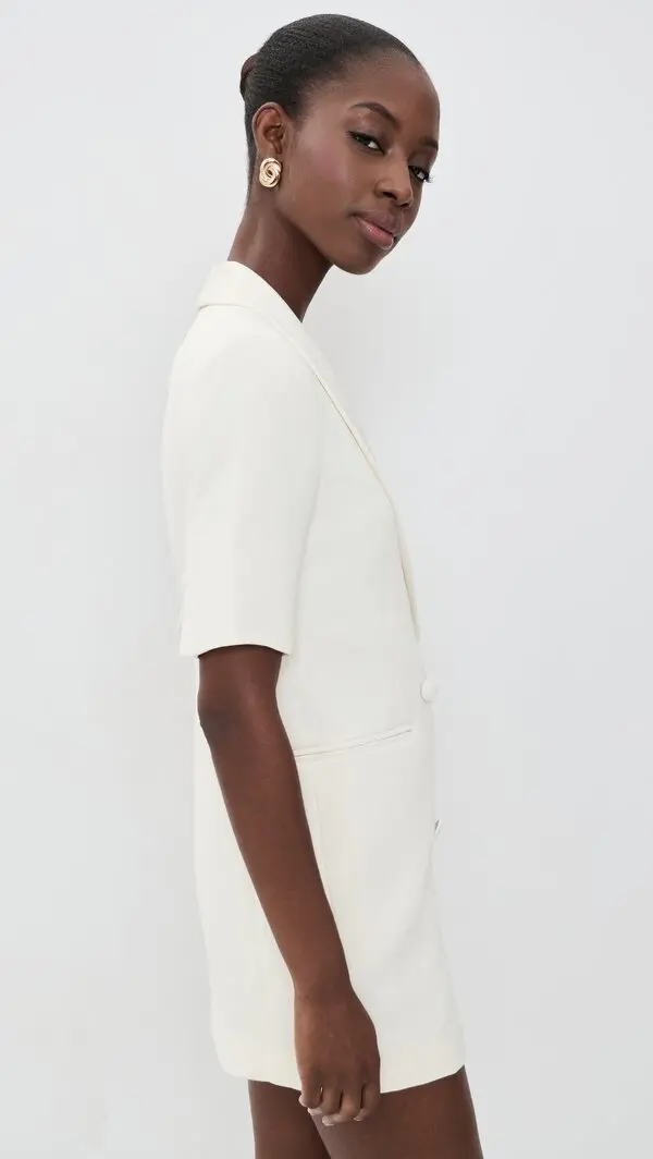 FLEUR DU MAL Short Sleeve Blazer Dress