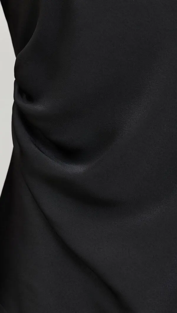 WAYF Vienna Strapless Satin Top