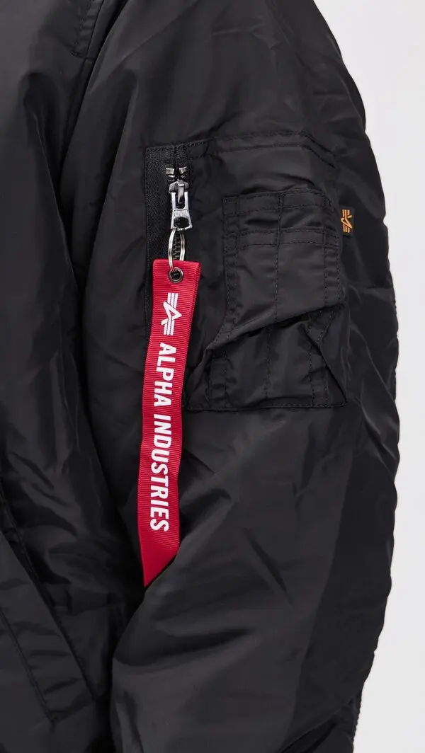 Alpha Industries Oxford Nylon Hooded Relaxed Fit Jacket
