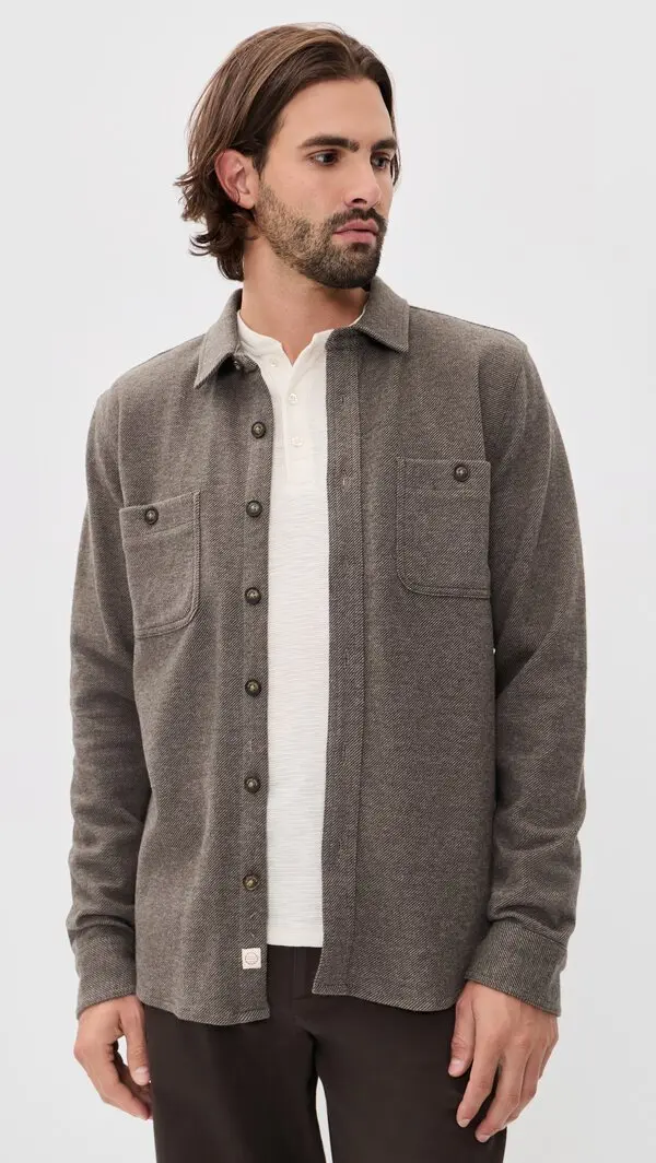 Marine Layer Pacifica Stretch Twill Overshirt