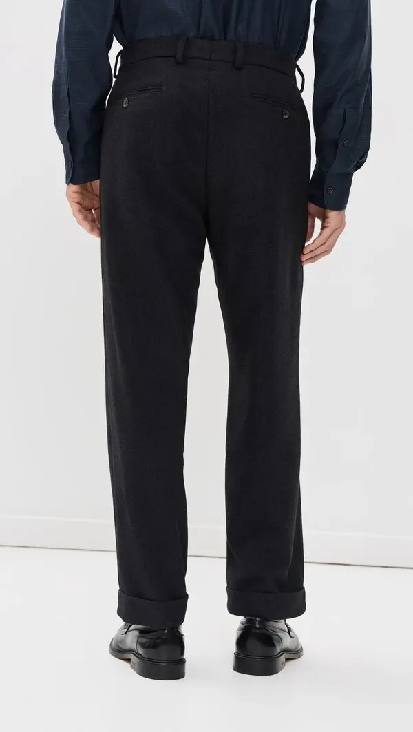 Polo Ralph Lauren Flannel Blend Relaxed Suffield Pleated Pants