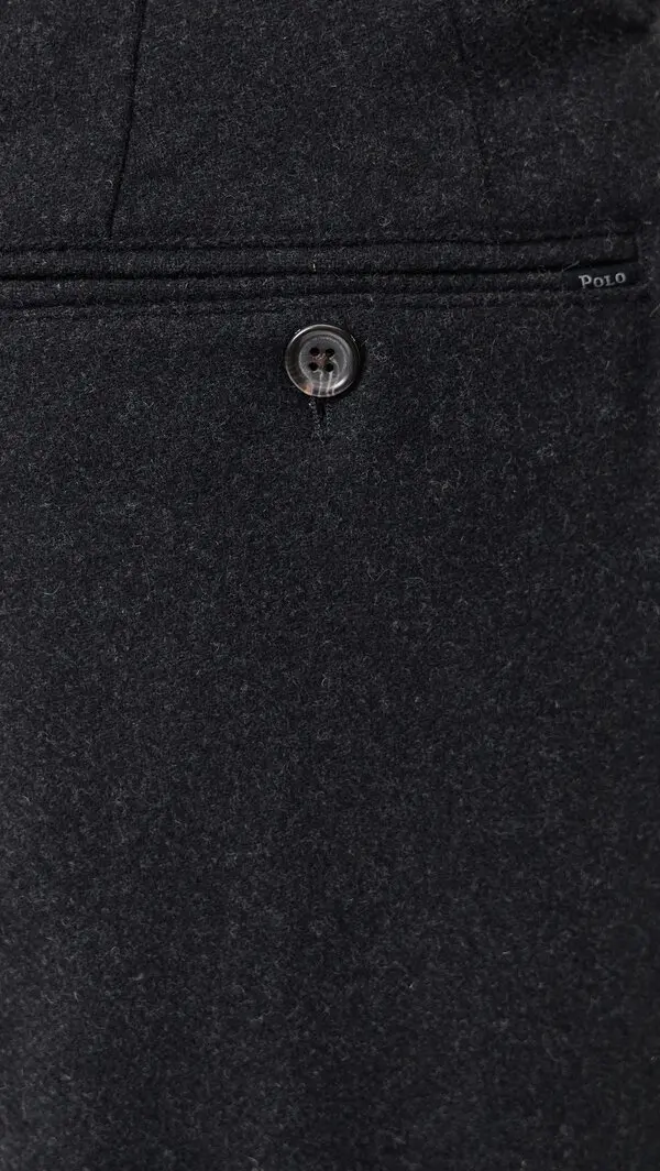Polo Ralph Lauren Flannel Blend Relaxed Suffield Pleated Pants