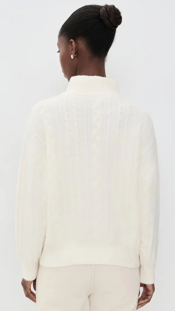 WAYF West Quarter Zip Sweater