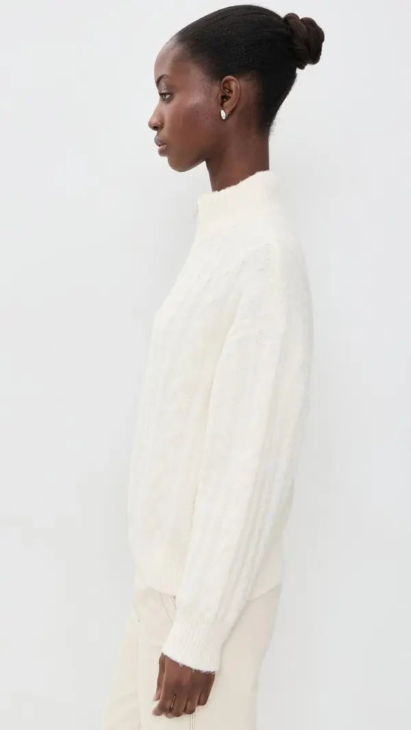 WAYF West Quarter Zip Sweater