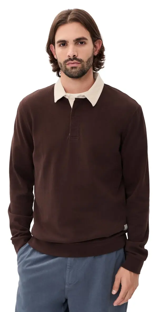 Marine Layer Sueded Rugby Polo