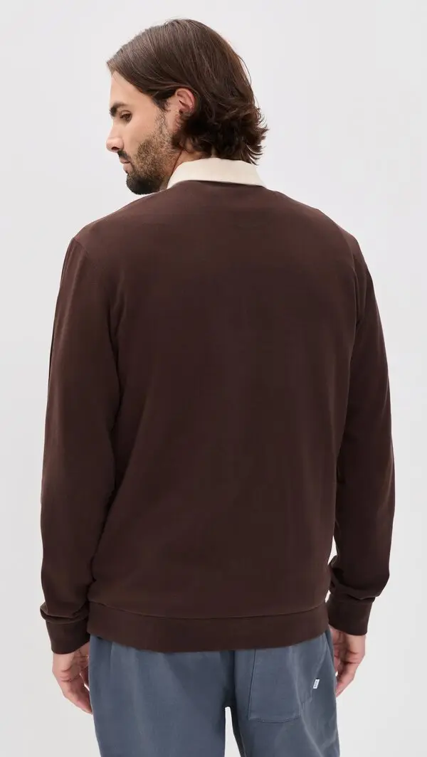 Marine Layer Sueded Rugby Polo