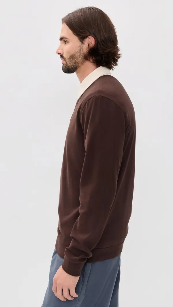 Marine Layer Sueded Rugby Polo
