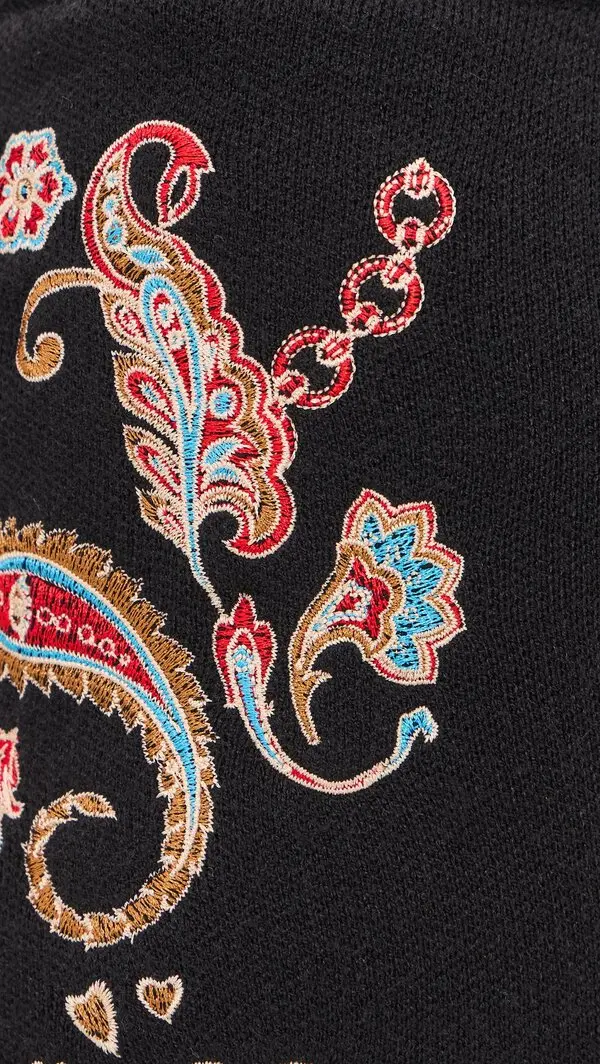 NEVER FULLY DRESSED Paisley Wide Leg Pants