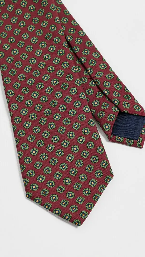 Polo Ralph Lauren Original Label Silk Foulard Neck Tie