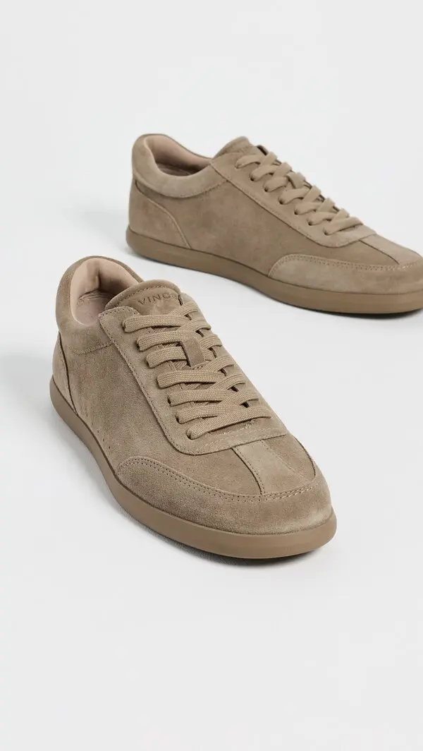 Vince Cove Lace Up Suede Sneakers