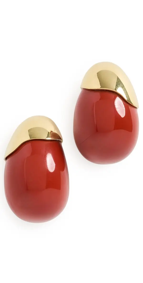 LIZZIE FORTUNATO Vermillion Toro Earrings - Red