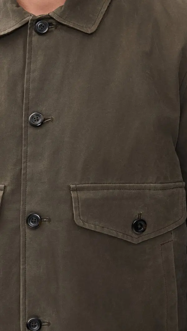 Marine Layer Waxed Trucker Jacket