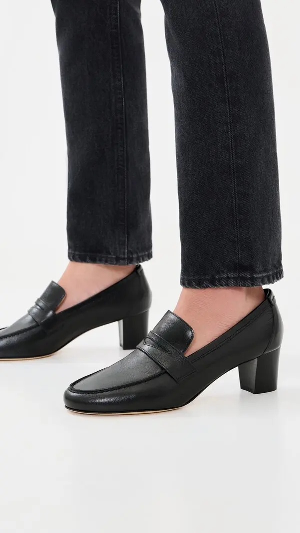JAMIE HALLER The Heeled Penny Loafers