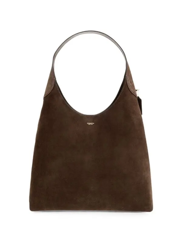 COACH Brooklyn 39 Suede Leather Shoulder Bag - Brown