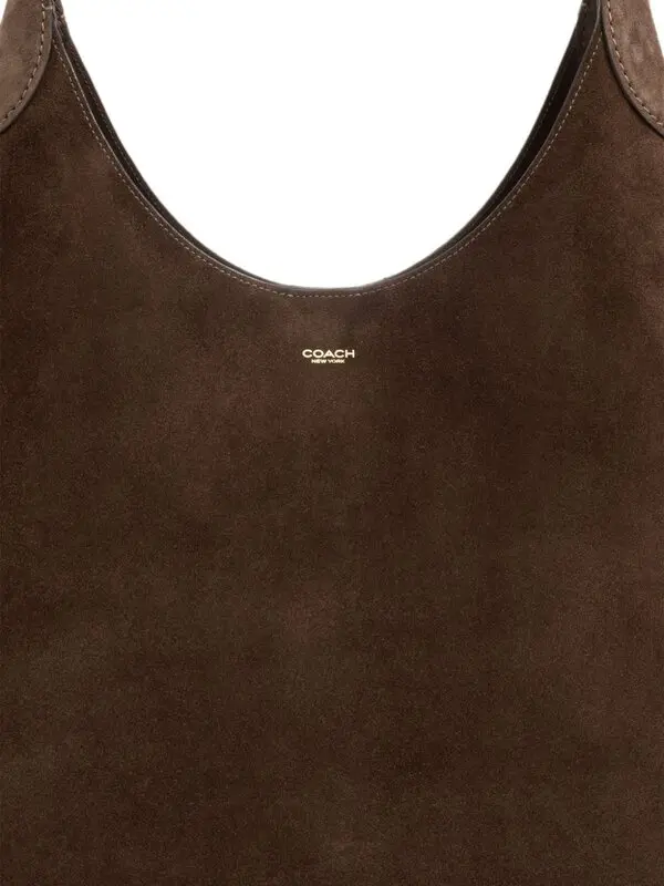 COACH Brooklyn 39 Suede Leather Shoulder Bag - Brown