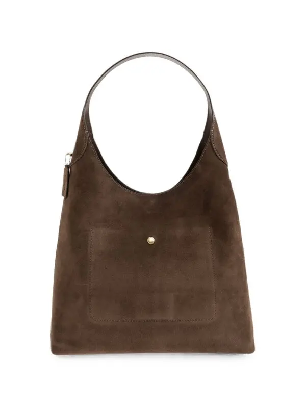 COACH Brooklyn 39 Suede Leather Shoulder Bag - Brown