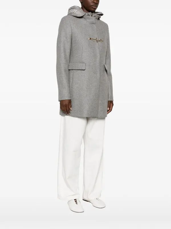 FAY Nylon Midi Parka Coat
