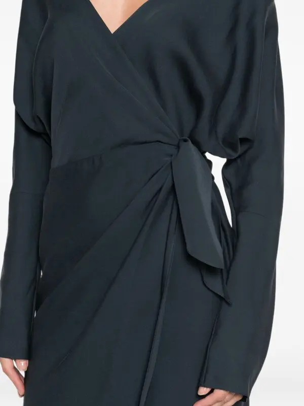 CORTANA Eteria Silk Long Dress