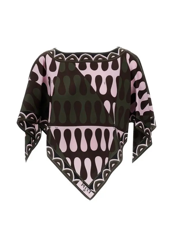 Emilio Pucci Printed Silk Blouse