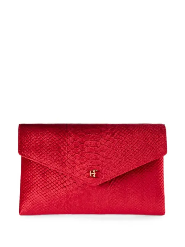 Elisabetta Franchi Flap Clutch - Red