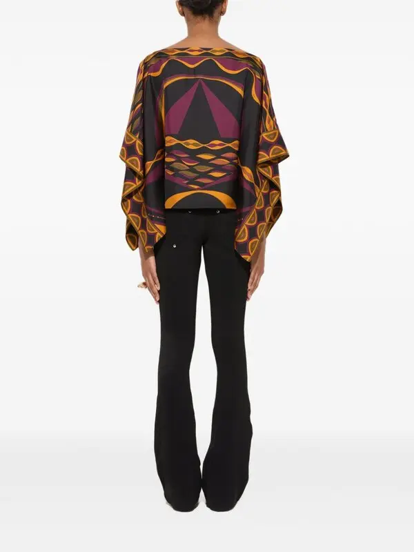 Emilio Pucci Printed Silk Blouse