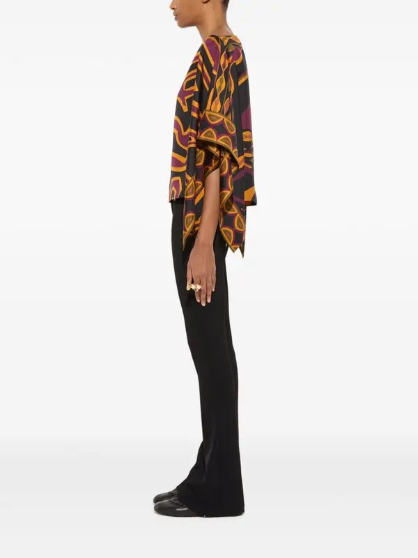 Emilio Pucci Printed Silk Blouse
