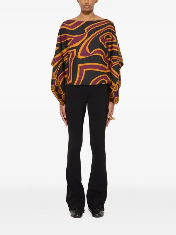 Emilio Pucci Printed Silk Blouse