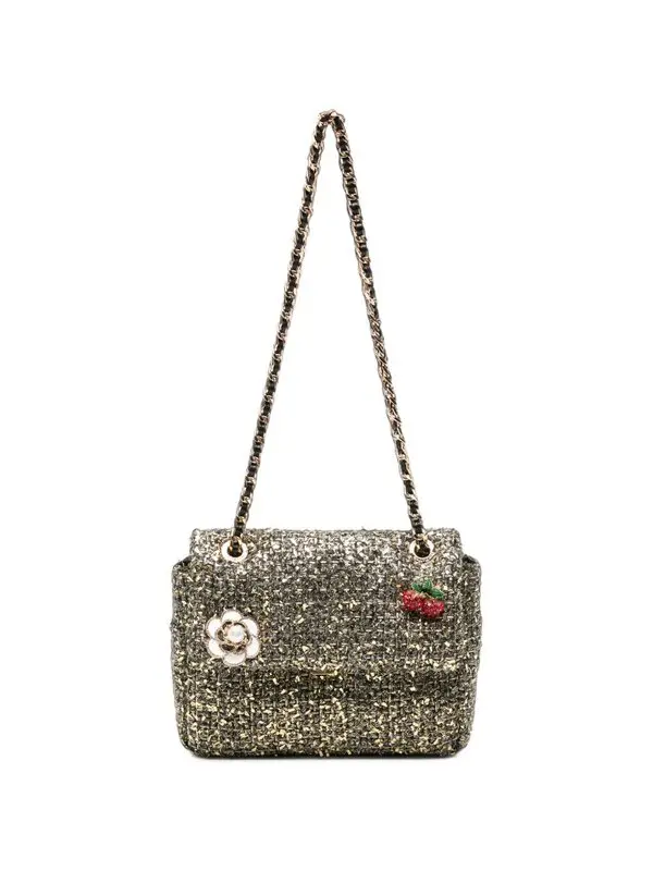 MINIME PARIS Tweed Shoulder Bag