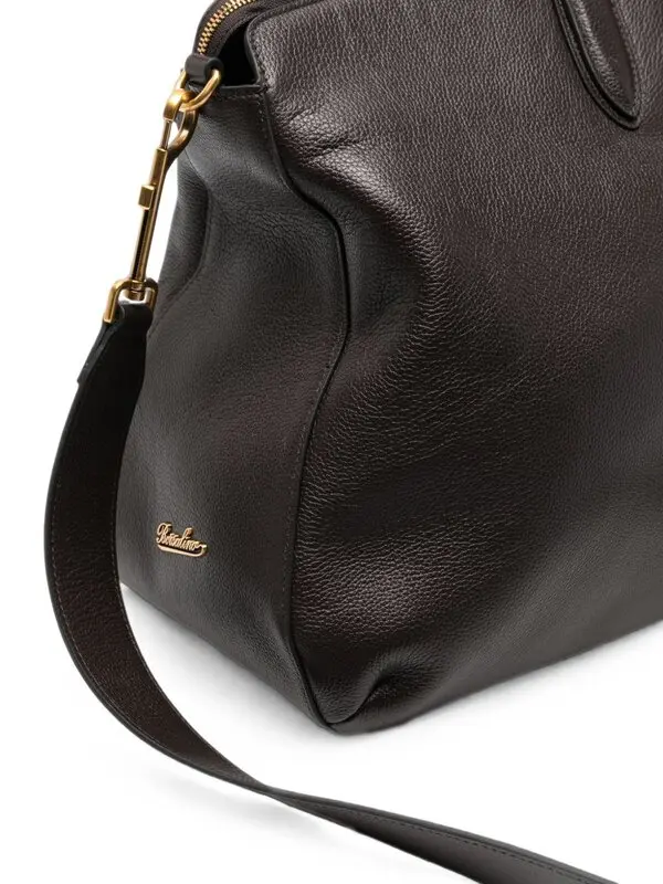 Borsalino Leather Tote Bag