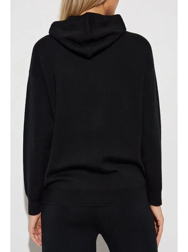 Max Mara Logo Wool Hoodie